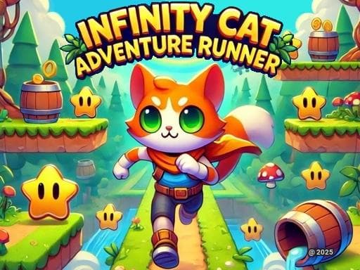 Infinity Cat Adventure Runner - Conquer the Endless Track | Buckshot Roulette Game